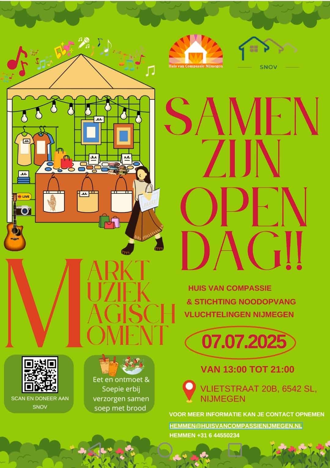 » Samenzijn/Open DAG op 7 juli a.s.!